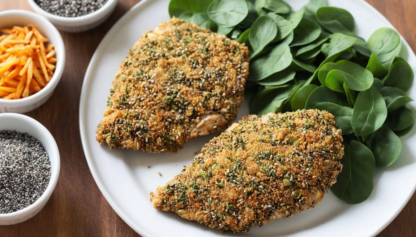 Chia Seed Crusted Chicken Recipe – A Healthy, Crunchy