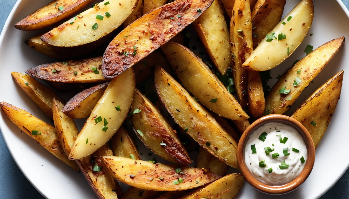 Crispy Cajun-Spiced Potato Wedges Recipe – Easy & Flavorful
