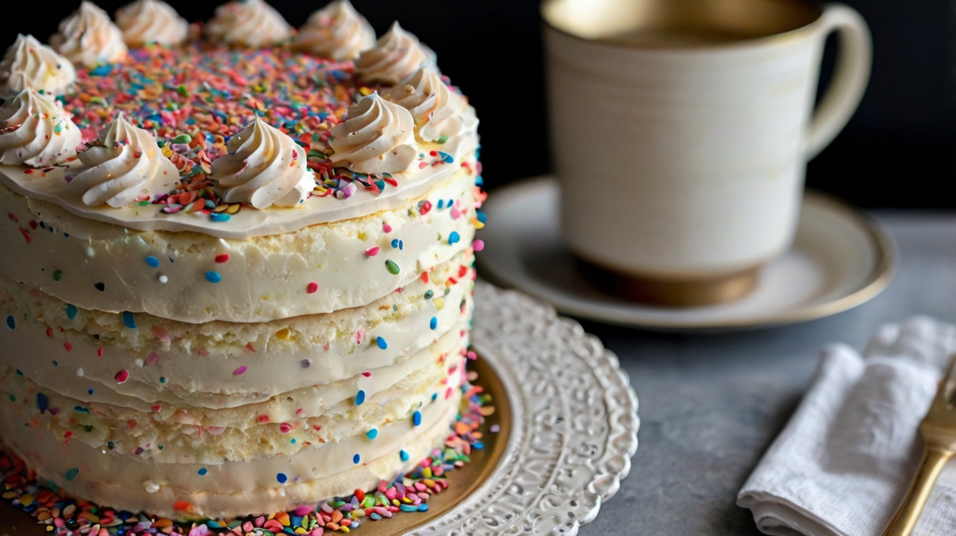 Funfetti Cake Recipe – The Best Homemade Confetti Cake