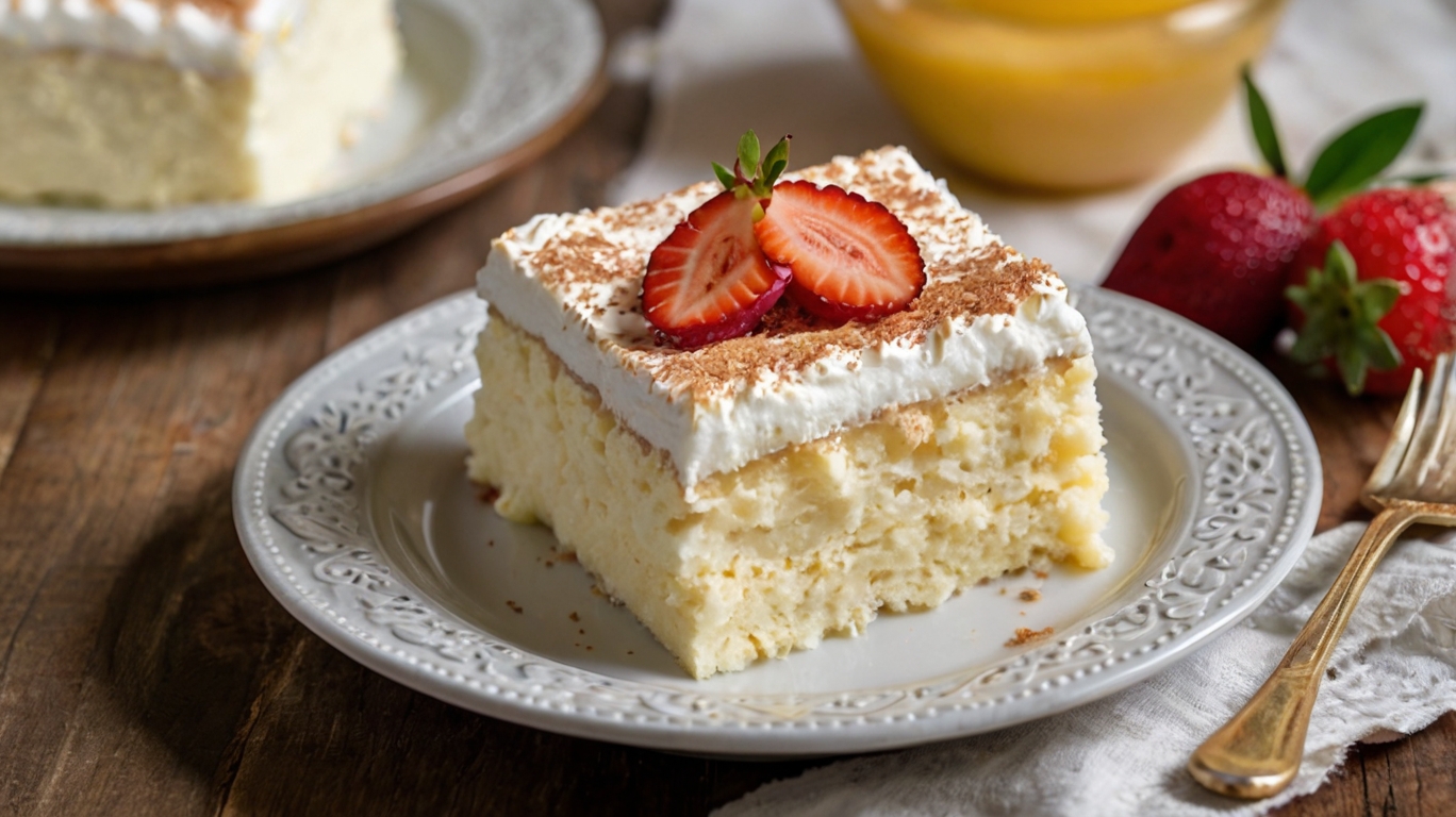 Tres Leches Cake Recipe – Moist, Creamy & Authentic Mexican