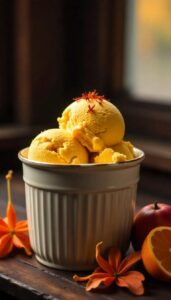 Creamy Saffron Ice Cream Recipe – Easy Homemade