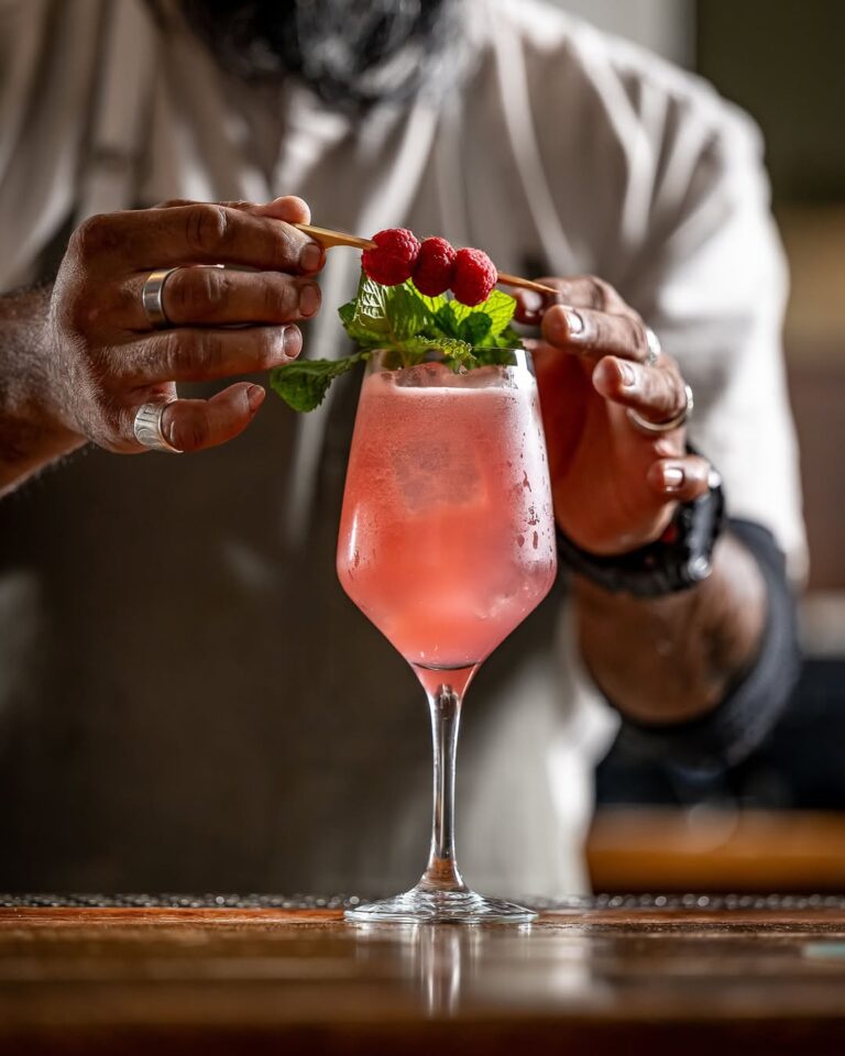 Raspberry Rose Spritzer – A Refreshing Floral Cocktail Recipe